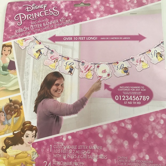 Disney | Party Supplies | Disney Princess Banner Kit | Poshmark
